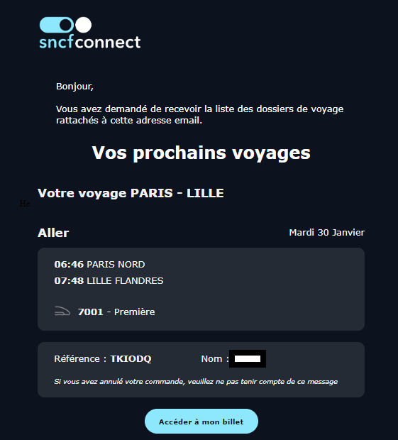 Informations commande et dossier voyage SNCF | sncf-connect.com