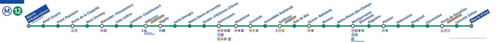 Métro ligne 12 - Plan de la ligne, horaires, infos - SNCF CONNECT