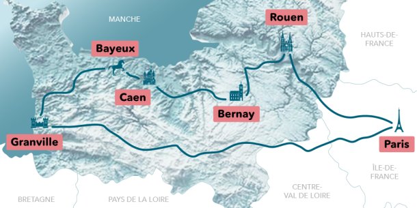 Itinéraire en train en Normandie - SNCF Connect