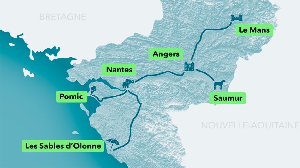 Itinéraire en train dans les Pays de la Loire - SNCF Connect